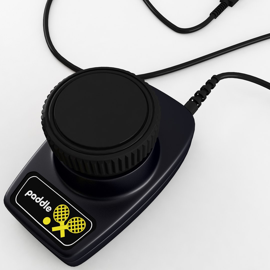 3D Atari Paddle Controller Model - TurboSquid 1301566