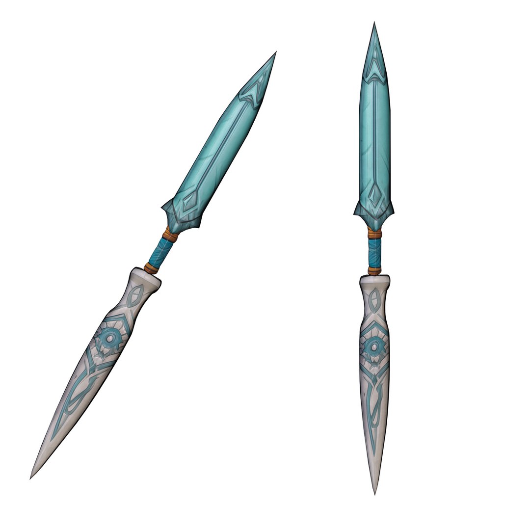 Free Double Sword 3D - TurboSquid 2147367