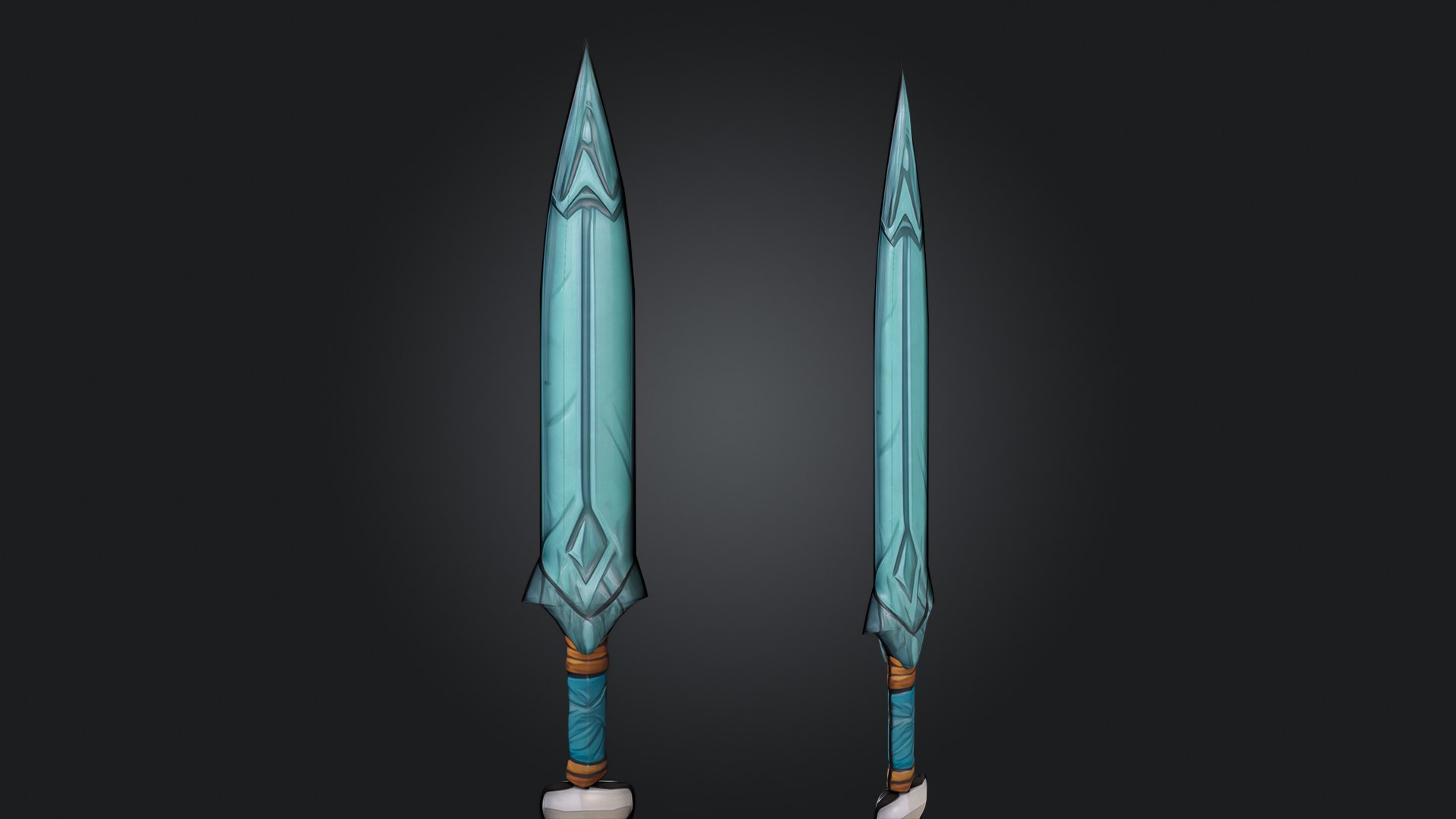 Free Double Sword 3D - TurboSquid 2147367