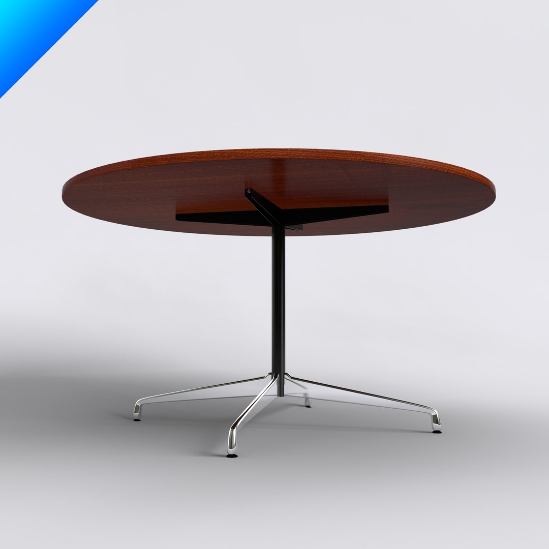 3ds Max Eames Table Furniture