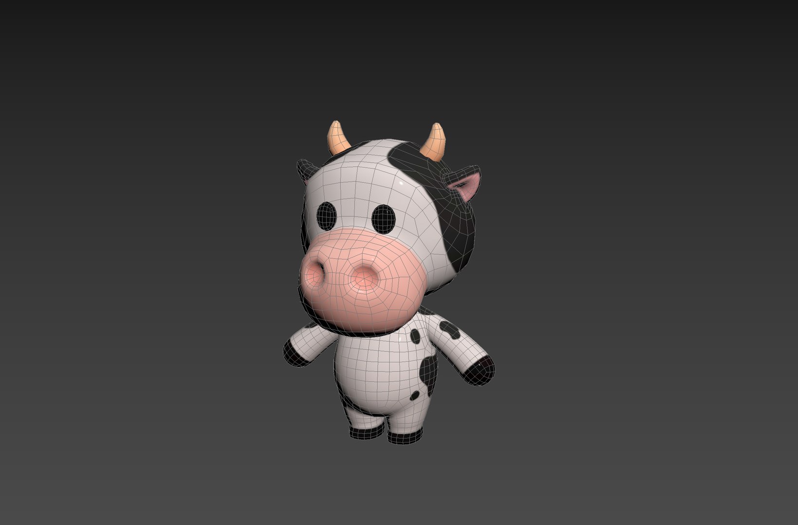 Character132 Rigged Cow Model - TurboSquid 1760484