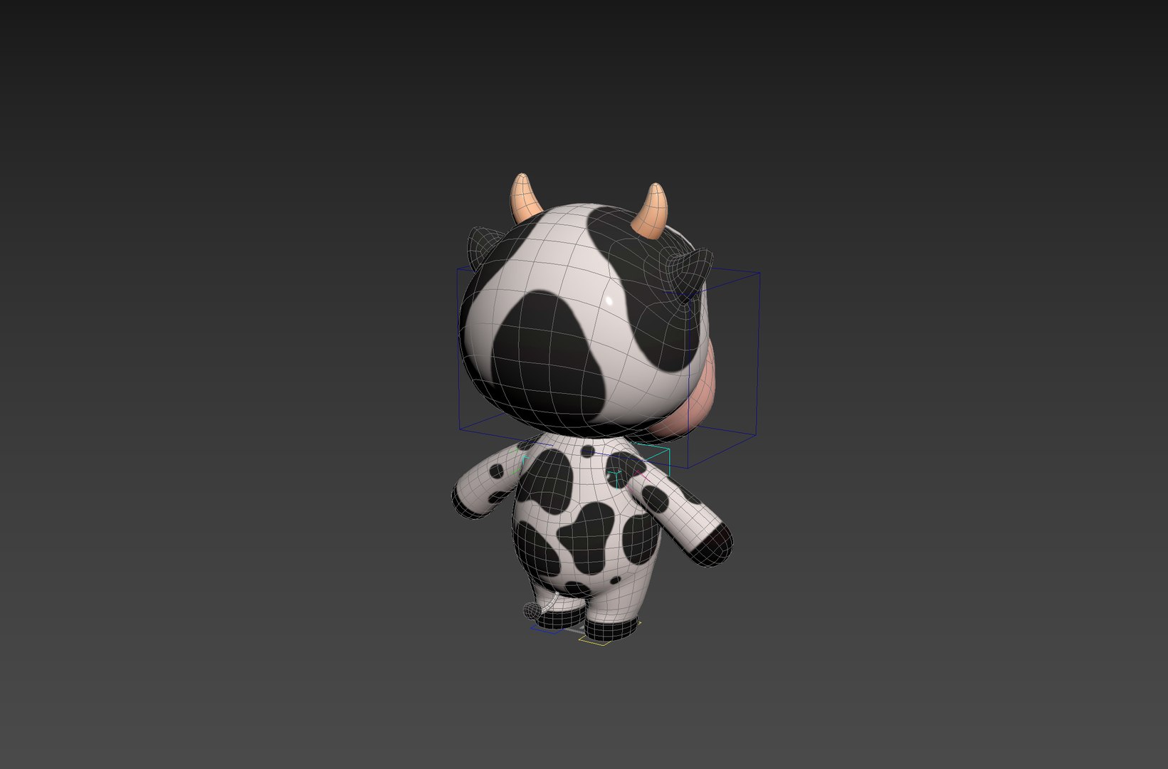 Character132 Rigged Cow Model - TurboSquid 1760484
