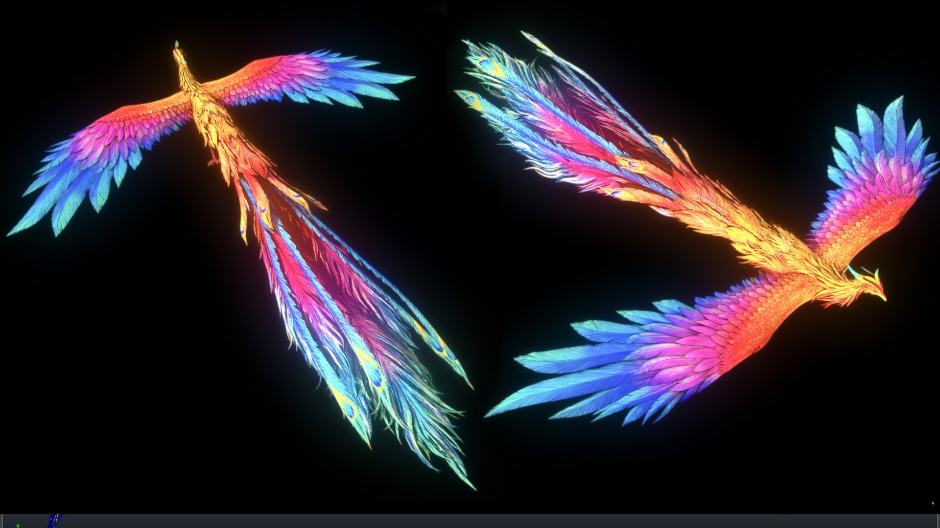 3D phoenix Undead bird phoenix model - TurboSquid 2027668