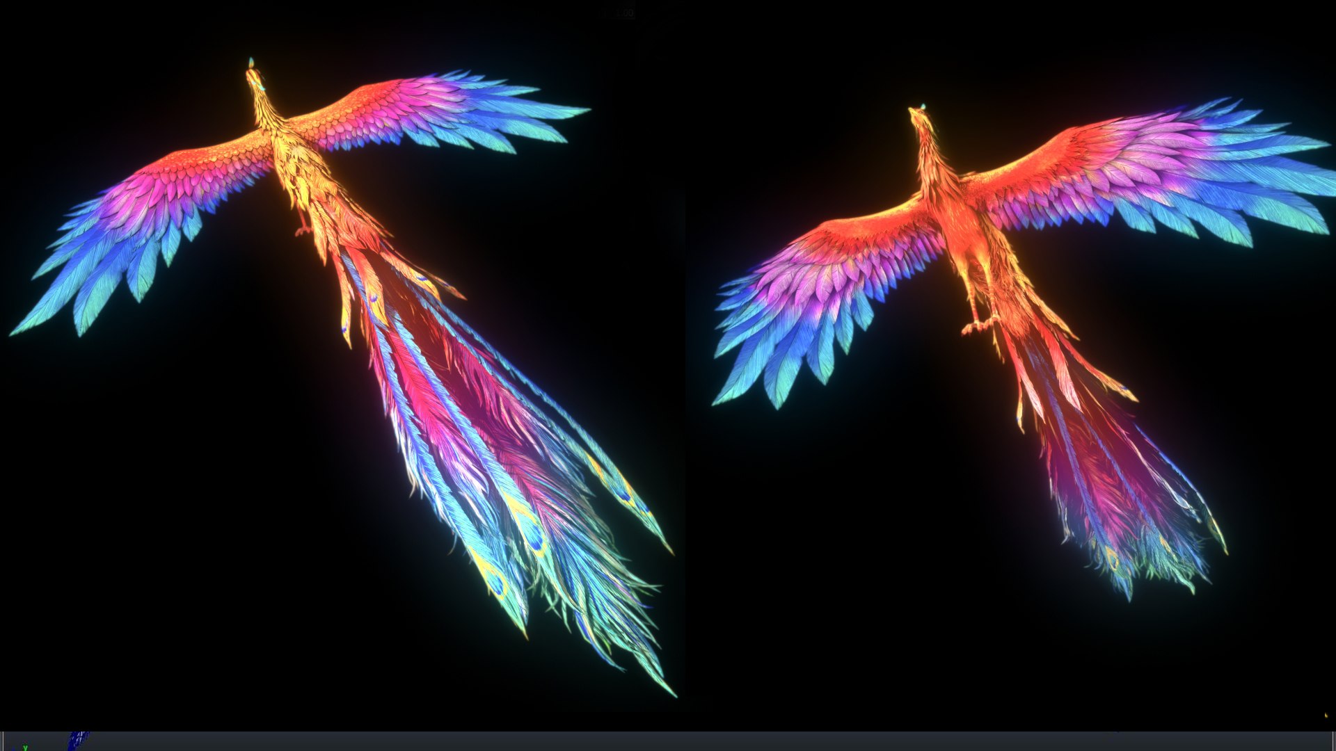 3D phoenix Undead bird phoenix model - TurboSquid 2027668