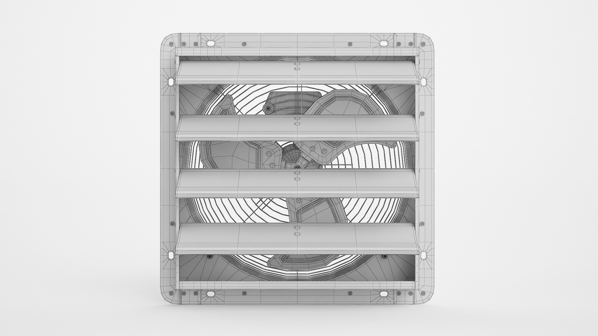 Shutter Exhaust Fan 02 Model - TurboSquid 2407633