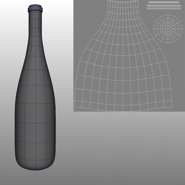 bottle 3d model