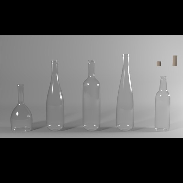 bottle 3d model