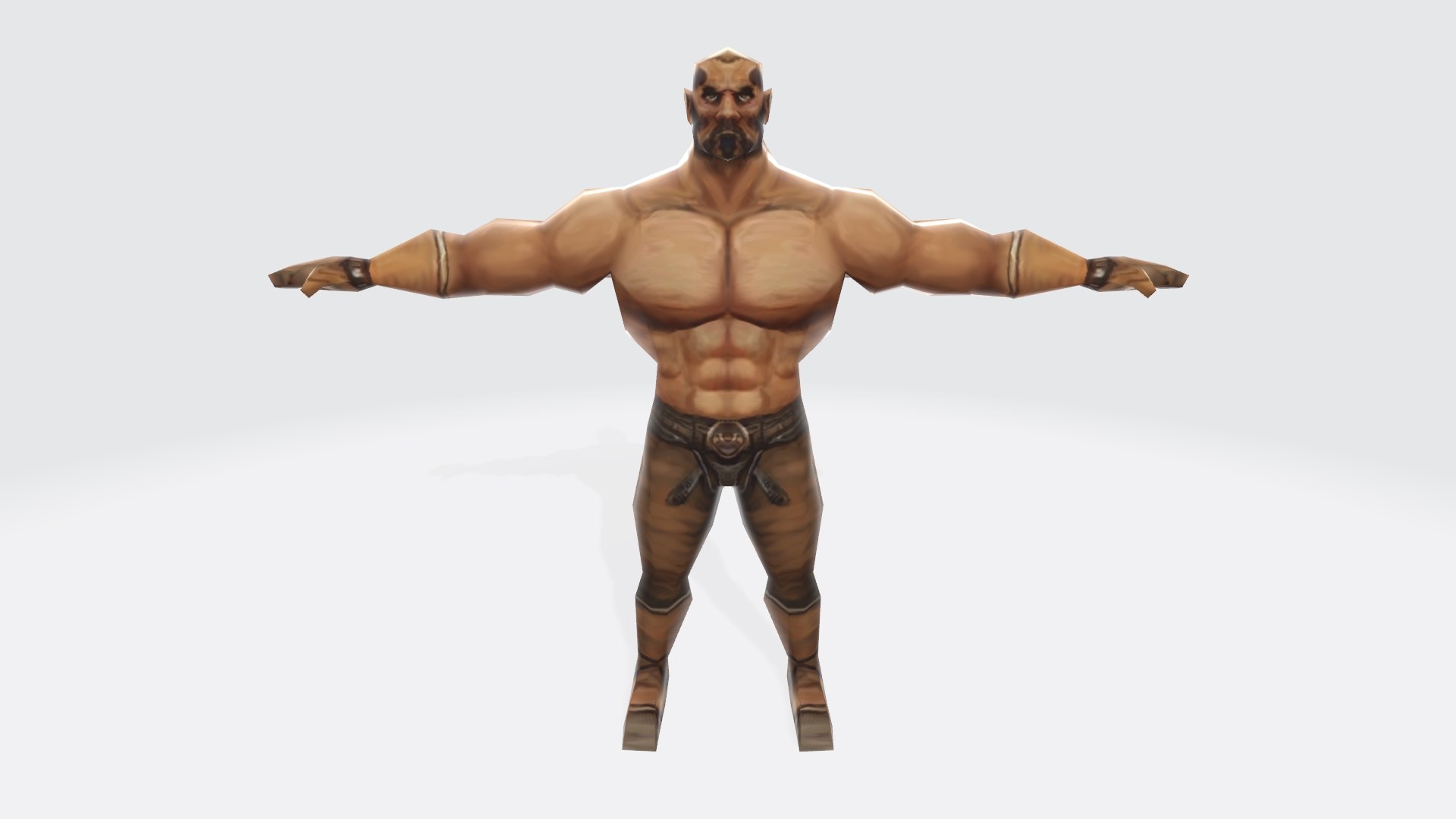 Super Lowpoly Hand Painted Fantasy Warrior Model - TurboSquid 2101928