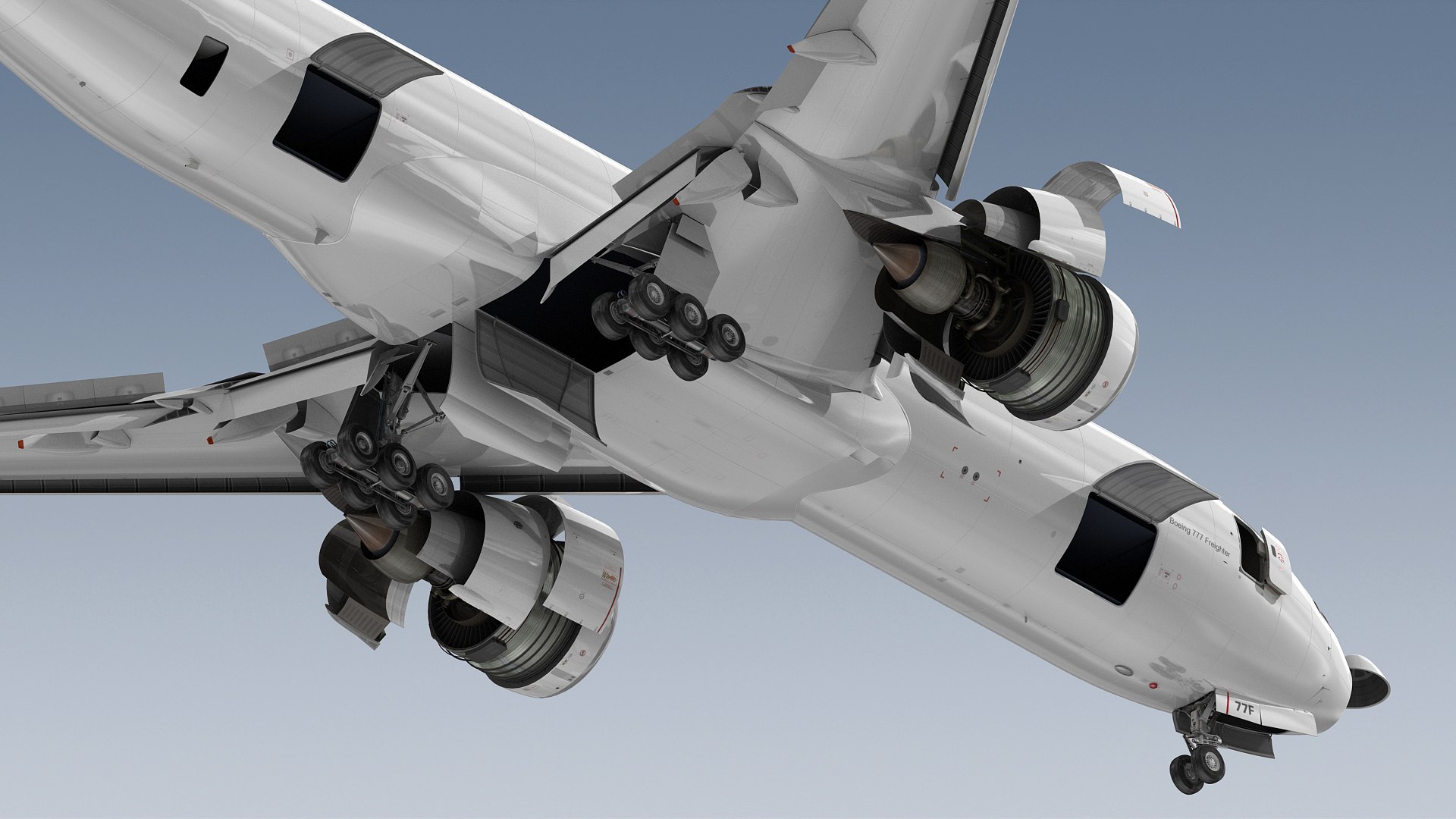 Boeing 777-F Generic White Model - TurboSquid 2169313