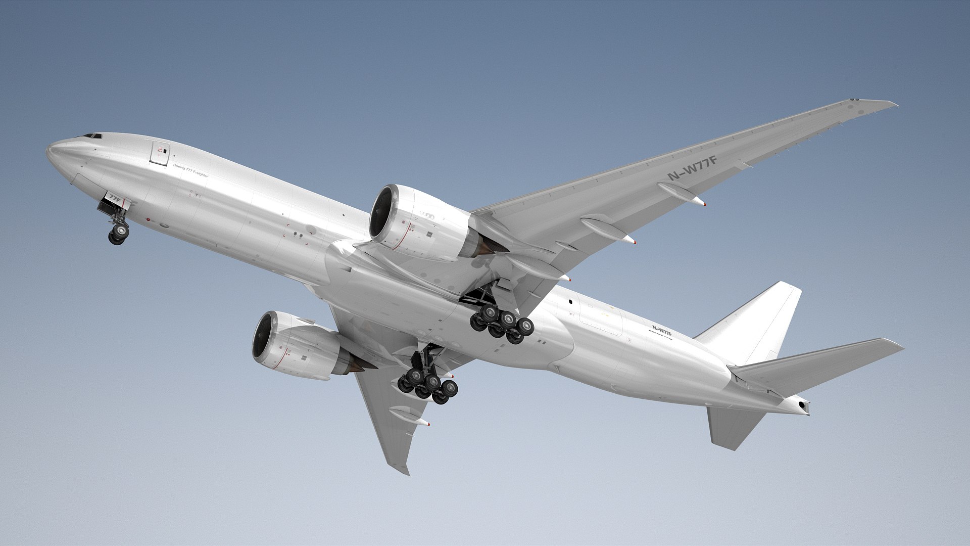 Boeing 777-F Generic White Model - TurboSquid 2169313