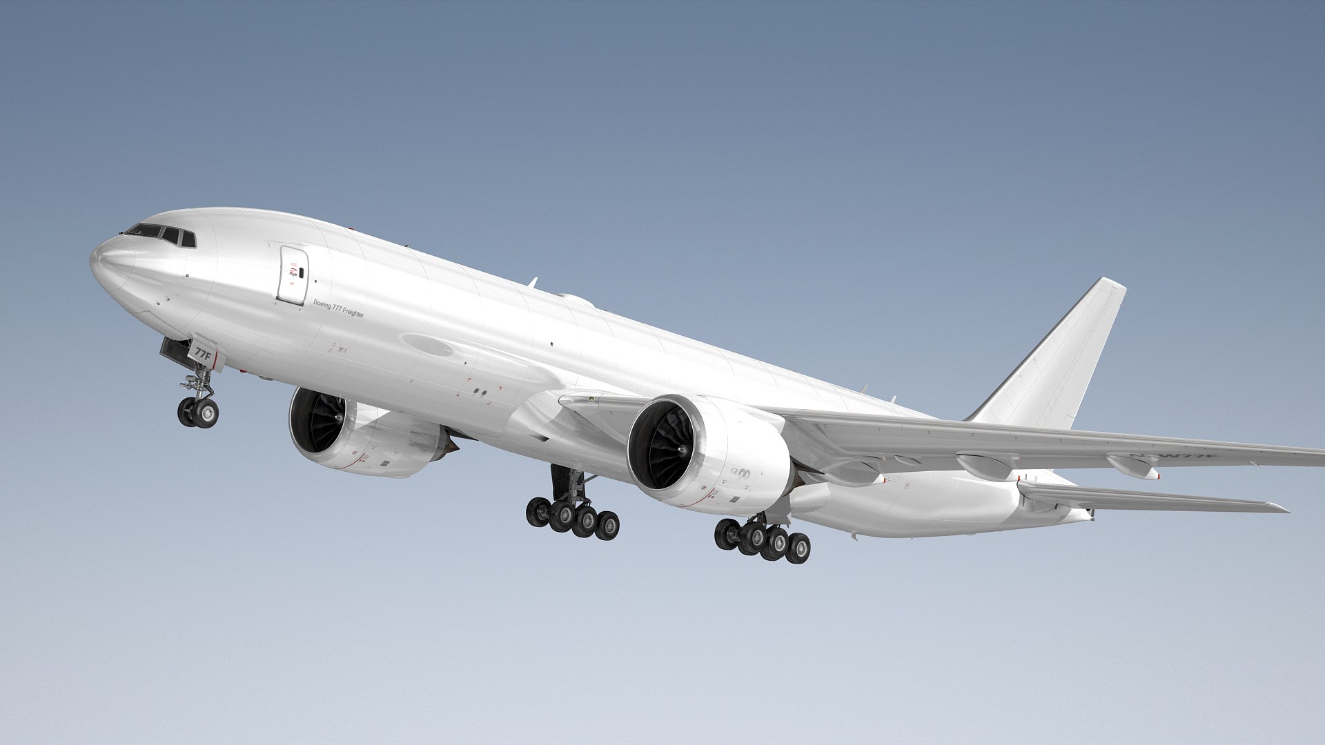 Boeing 777-F Generic White Model - TurboSquid 2169313