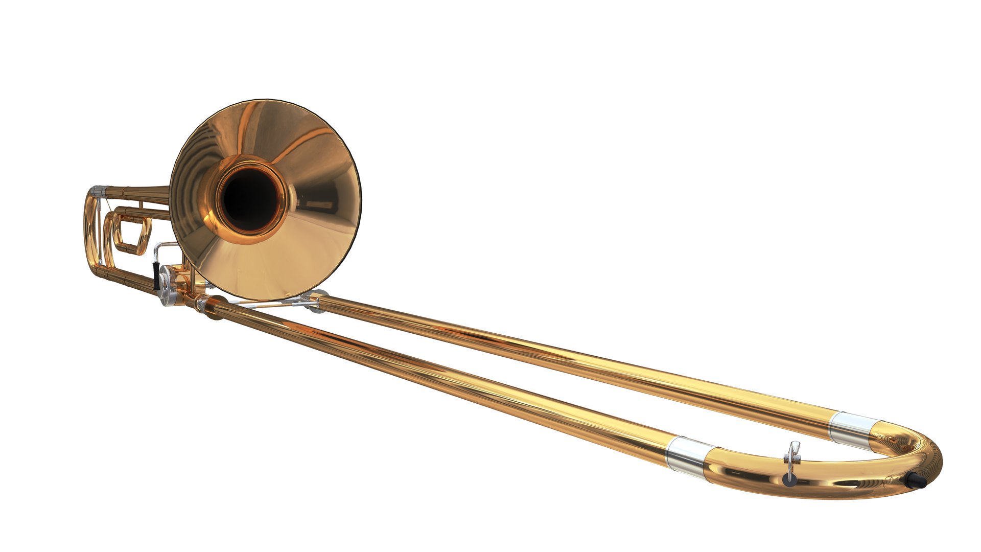 Trombone Music Instrument 3D Model - TurboSquid 1520579