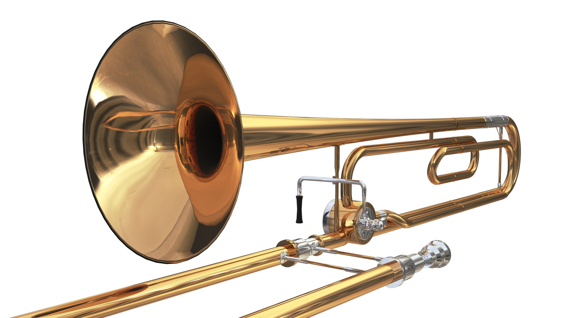 Trombone Music Instrument 3D Model - TurboSquid 1520579