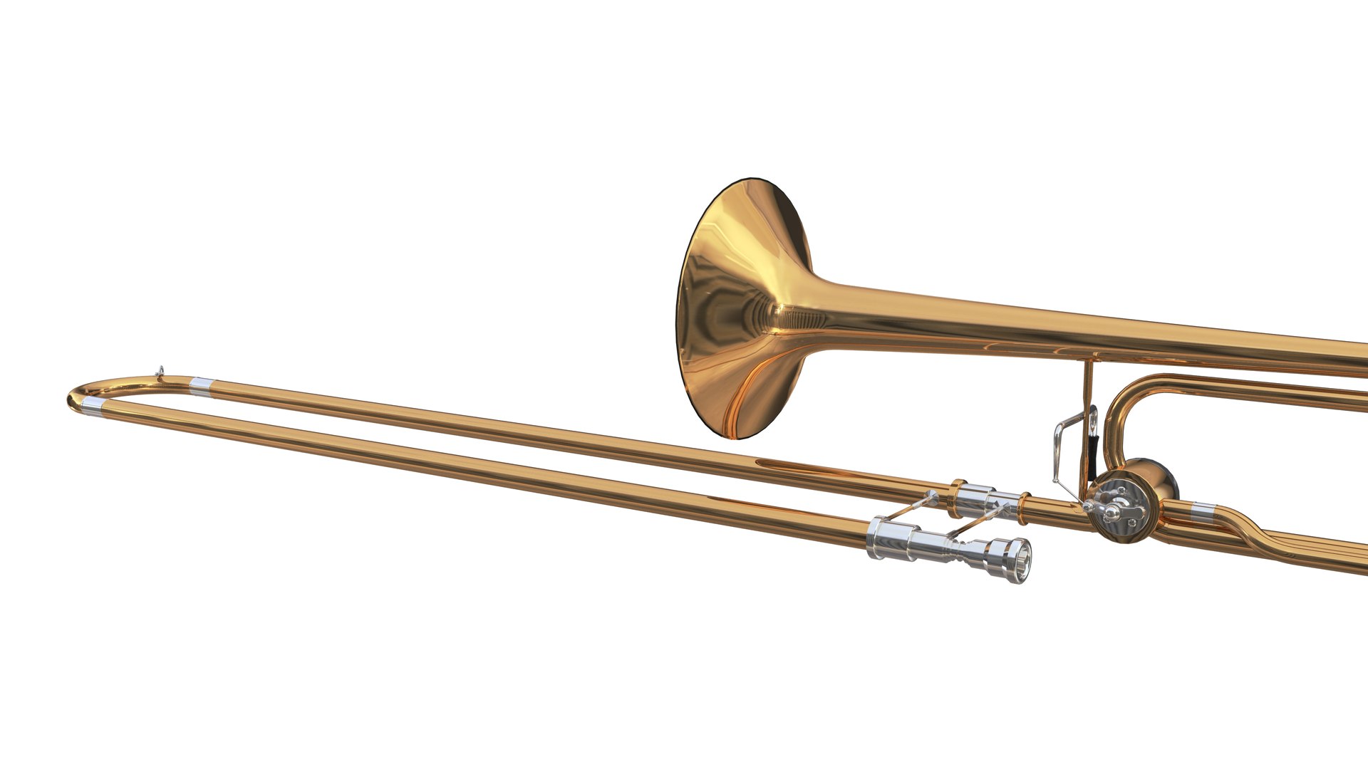Trombone Music Instrument 3D Model - TurboSquid 1520579