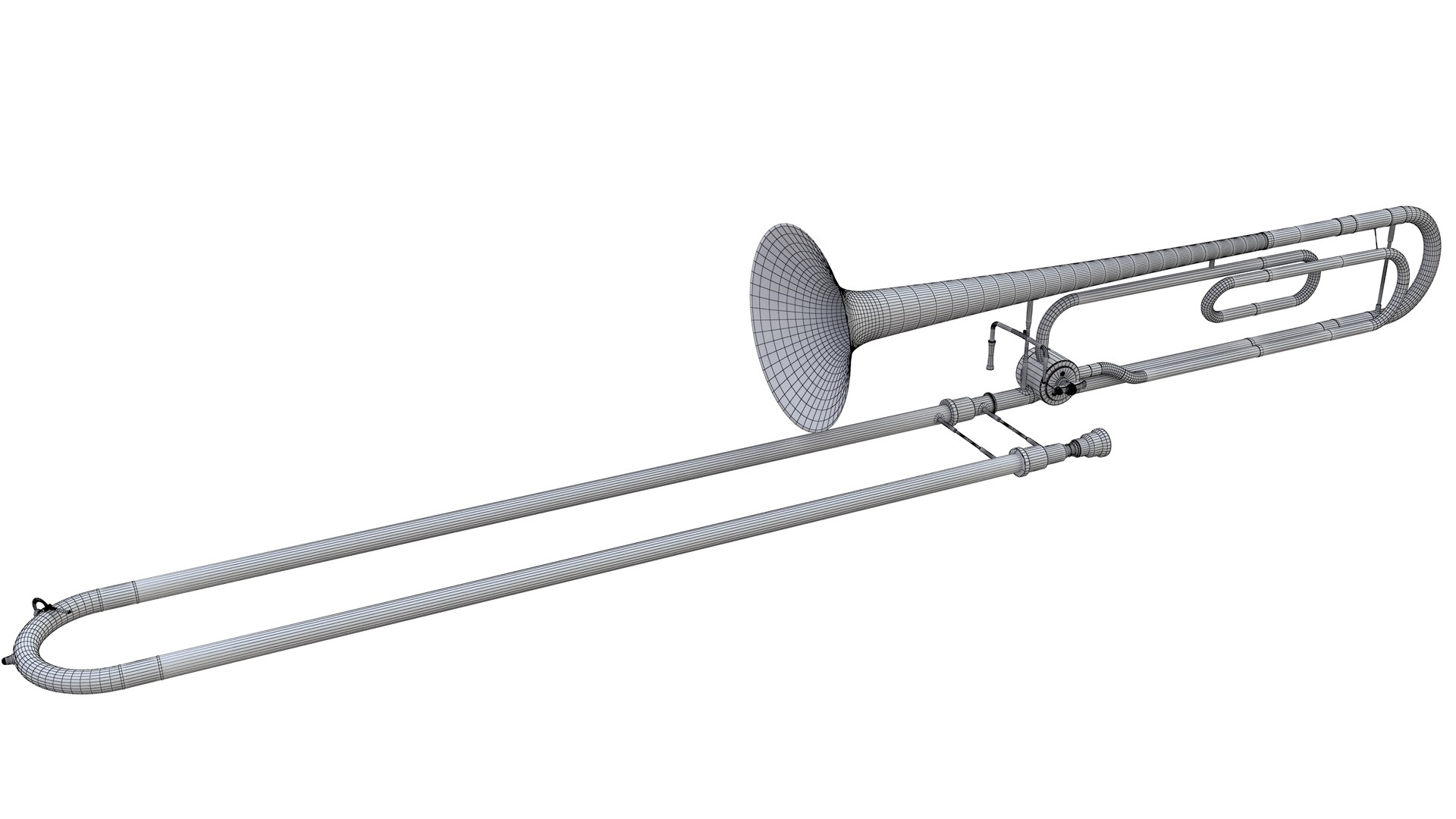 Trombone music instrument 3D model - TurboSquid 1520579