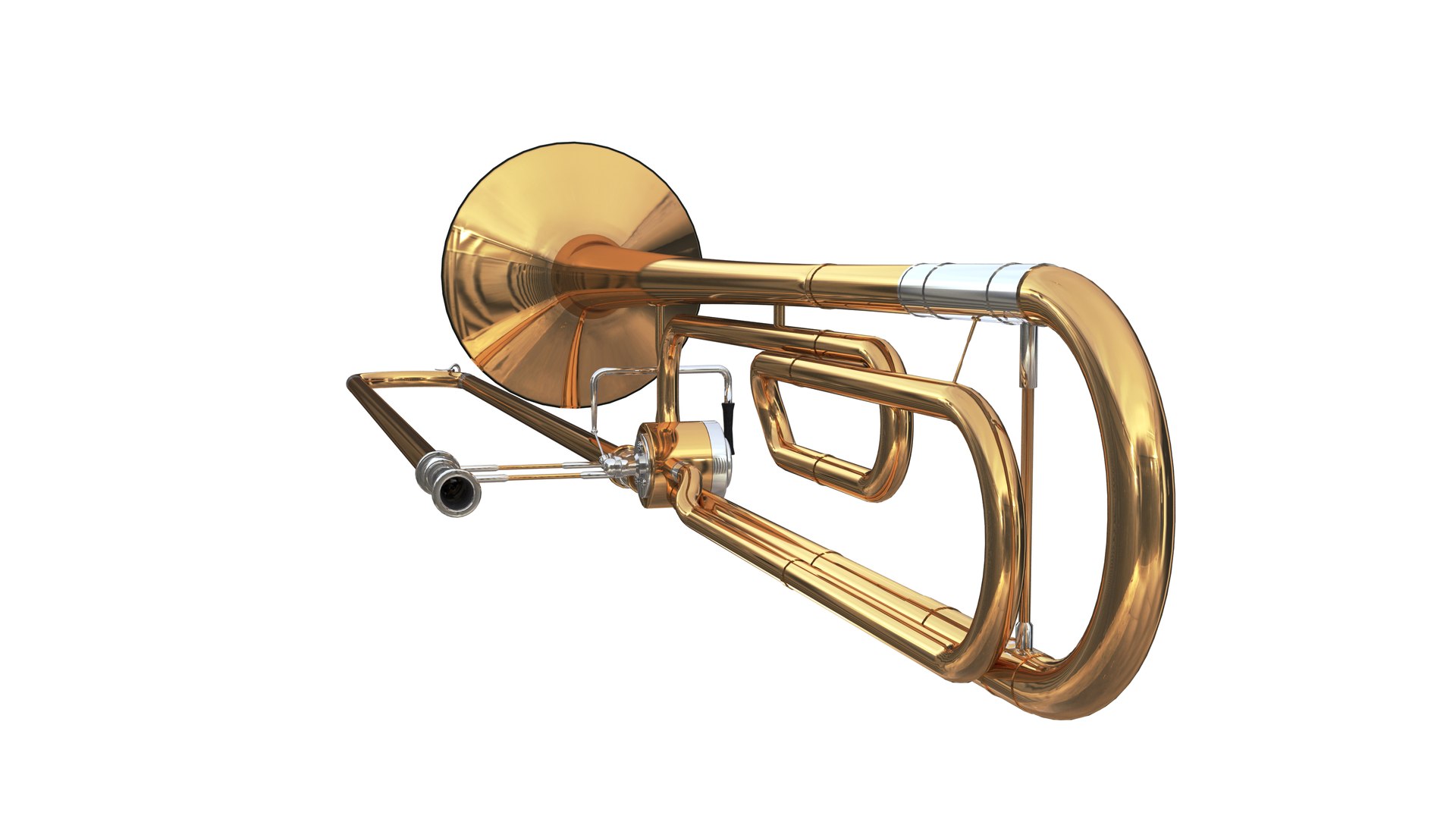 Trombone Music Instrument 3D Model - TurboSquid 1520579