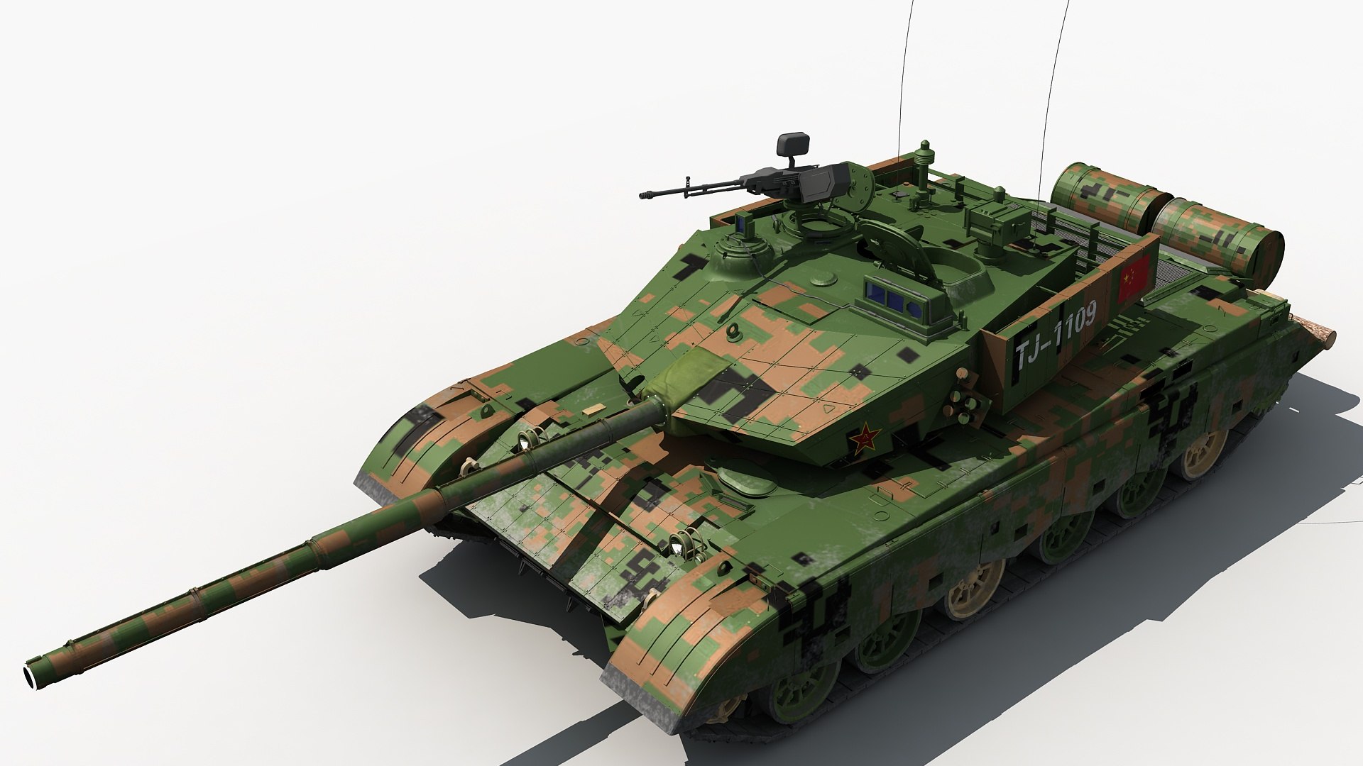 China Ztz-99a Mbt 3D Model - TurboSquid 1421083