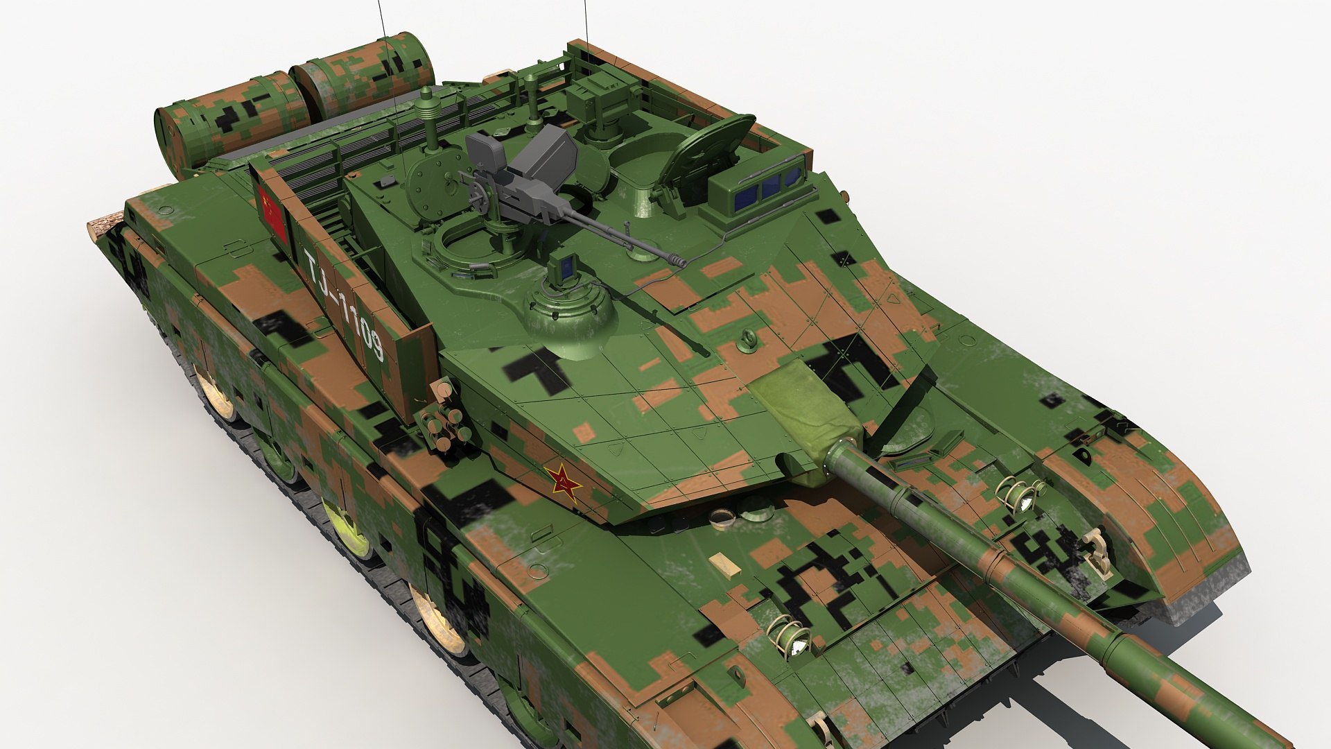 China Ztz-99a Mbt 3D Model - TurboSquid 1421083