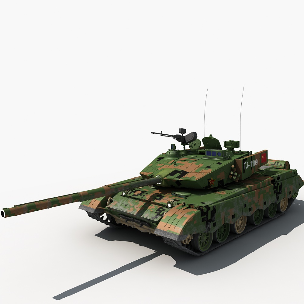 中国ZTZ-99A MBT3D模型 - TurboSquid 1421083