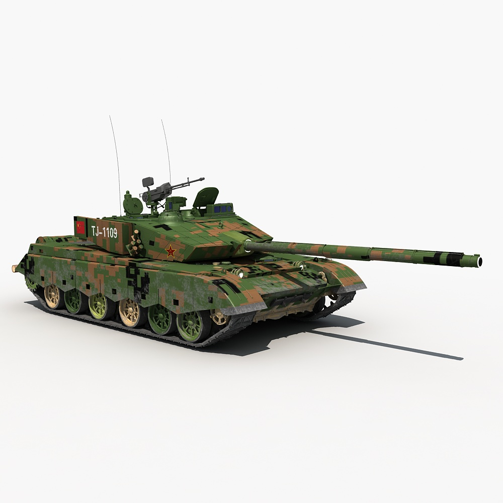 China ztz-99a mbt 3D model - TurboSquid 1421083