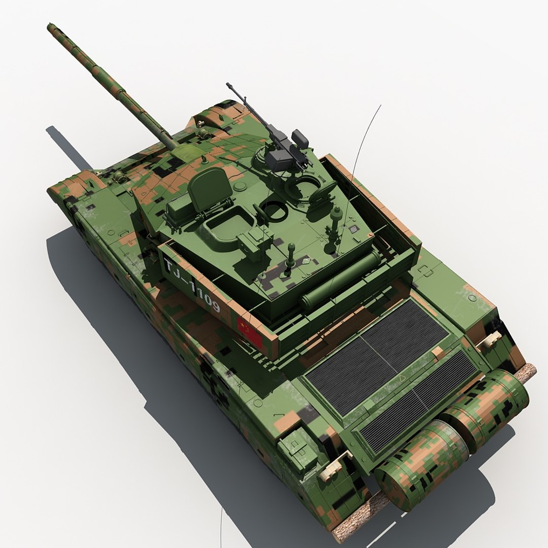 China Ztz-99a Mbt 3D Model - TurboSquid 1421083