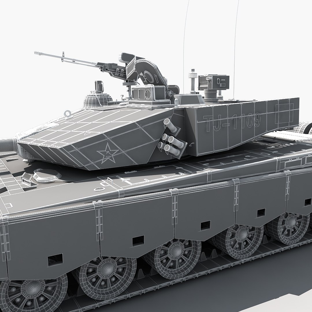 China Ztz-99a Mbt 3D Model - TurboSquid 1421083