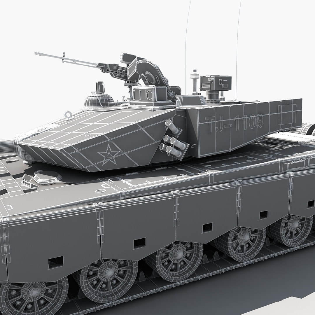 China ztz-99a mbt 3D model - TurboSquid 1421083