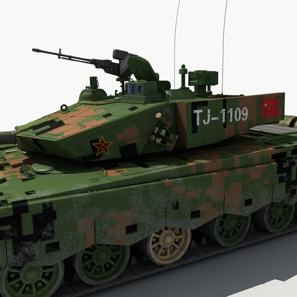 中国ZTZ-99A MBT3Dモデル - TurboSquid 1421083