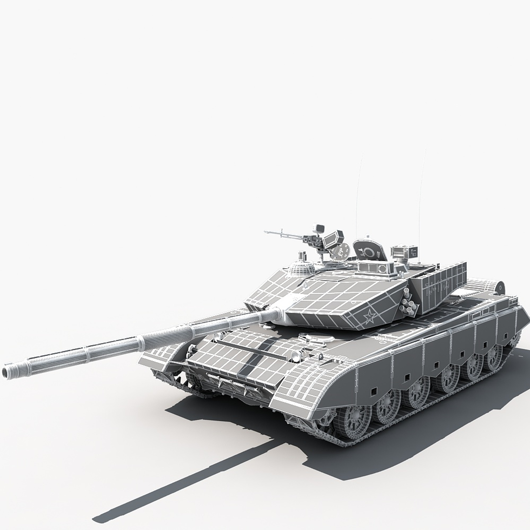 China ztz-99a mbt 3D model - TurboSquid 1421083