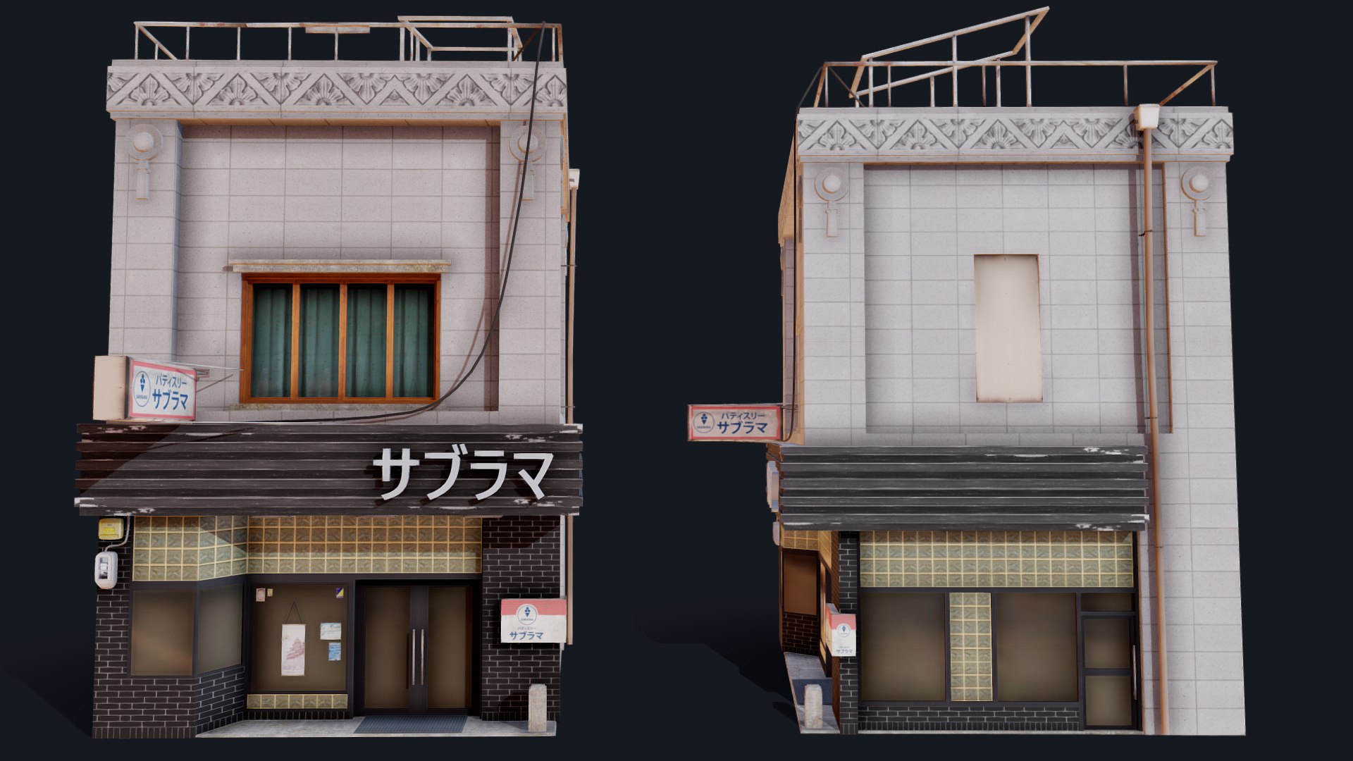 3D Japanese Style Shop Model - TurboSquid 1543607