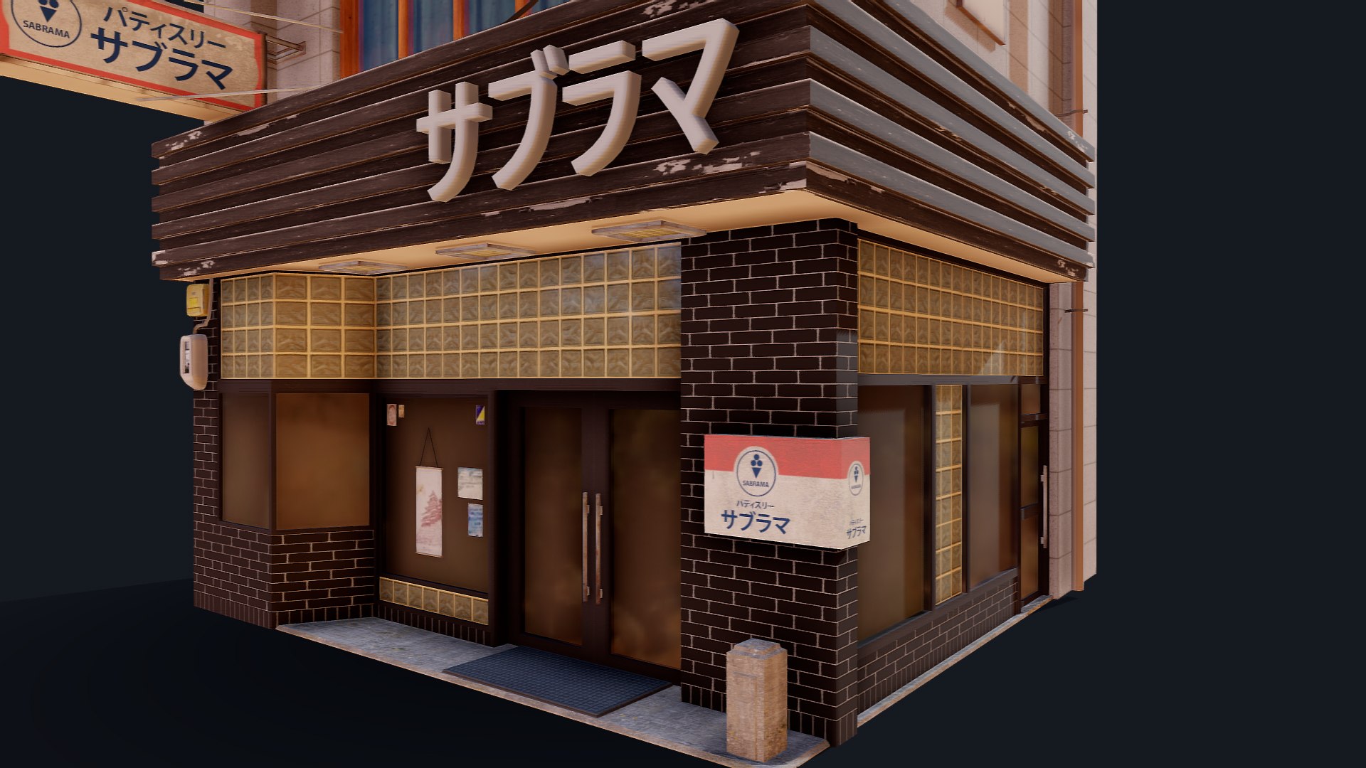 3D Japanese Style Shop Model - TurboSquid 1543607