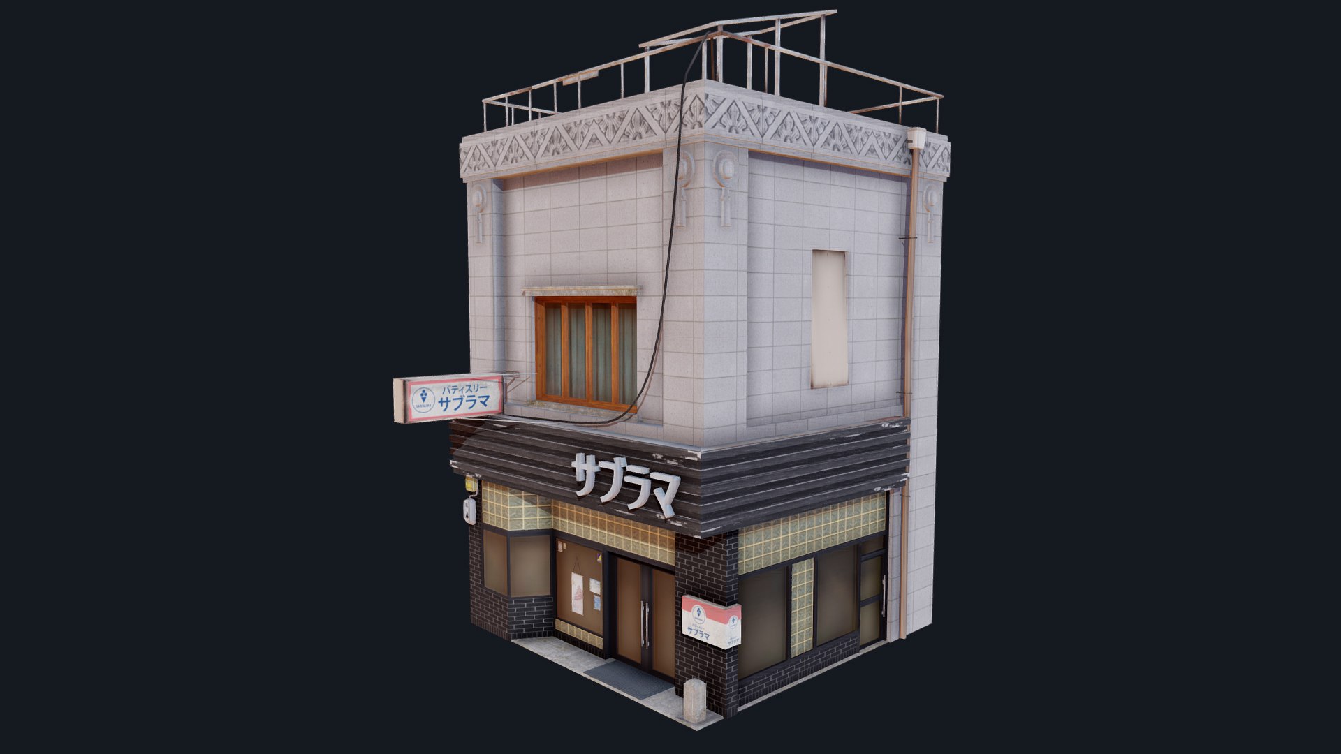 3D Japanese Style Shop Model - TurboSquid 1543607