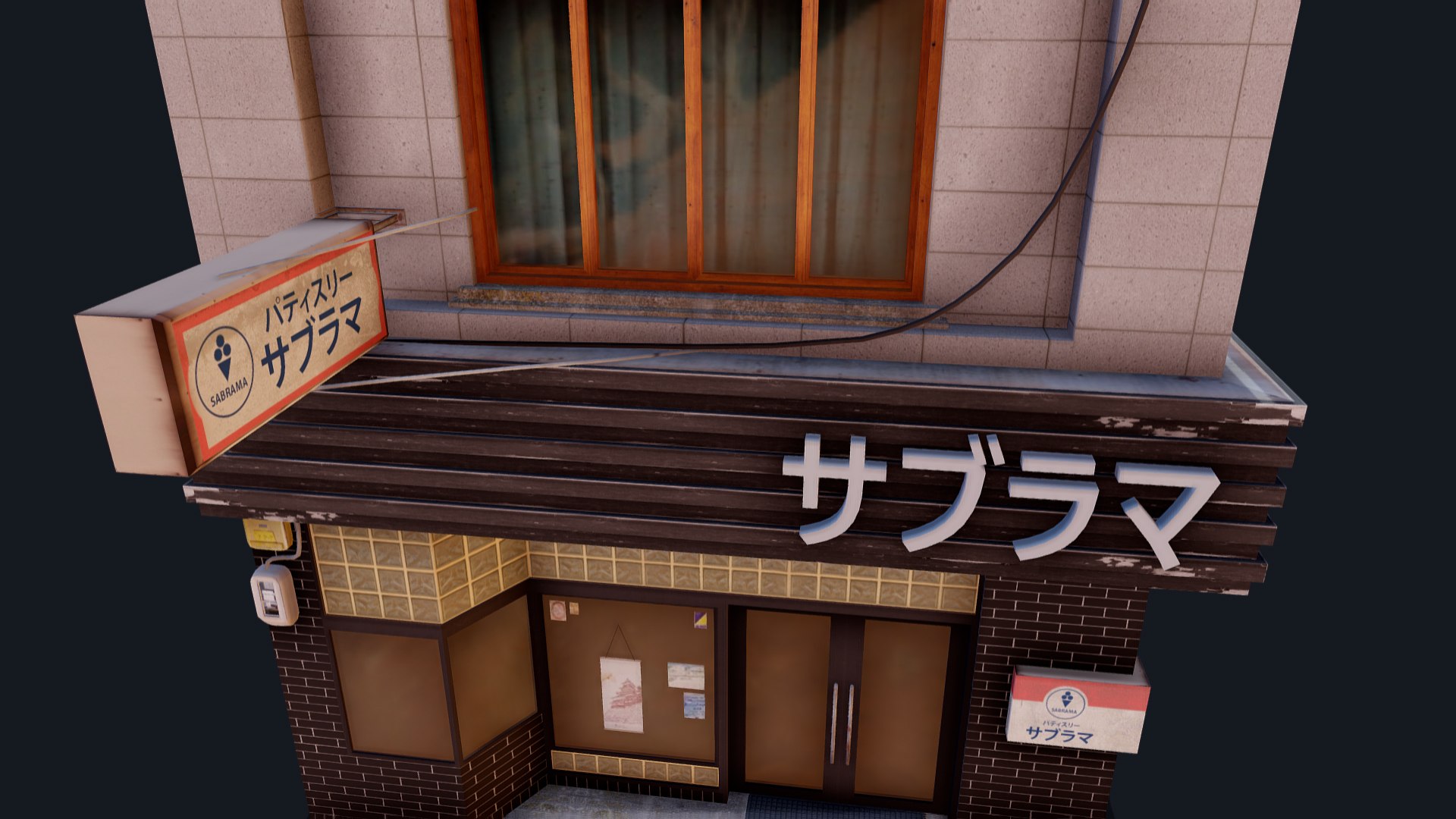 3D Japanese Style Shop Model - TurboSquid 1543607