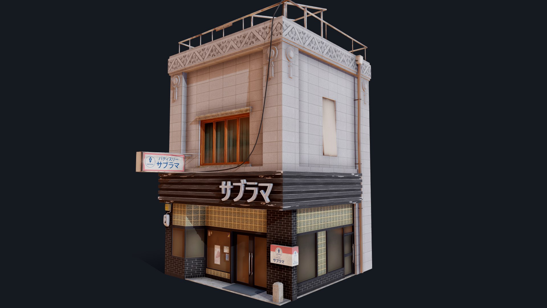 3D Japanese Style Shop Model - TurboSquid 1543607