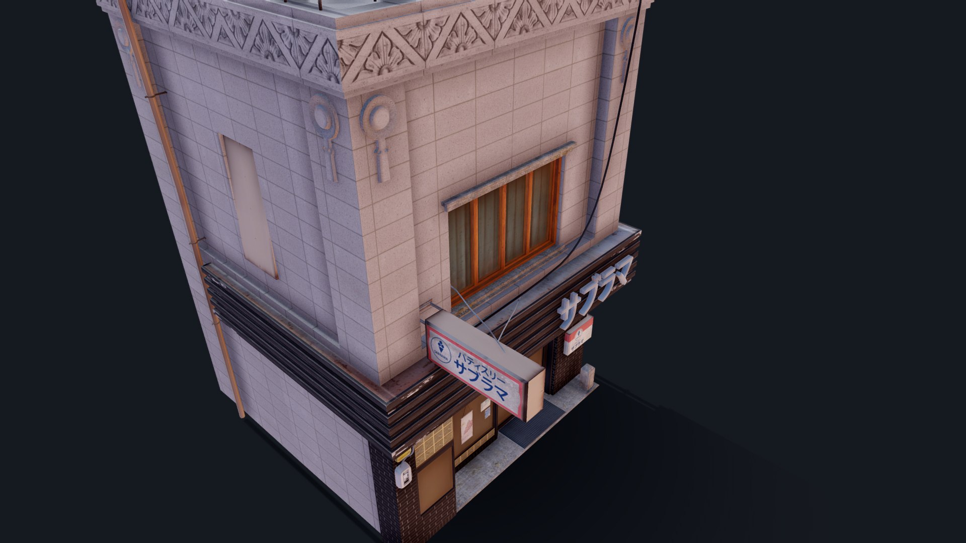 3D Japanese Style Shop Model - TurboSquid 1543607