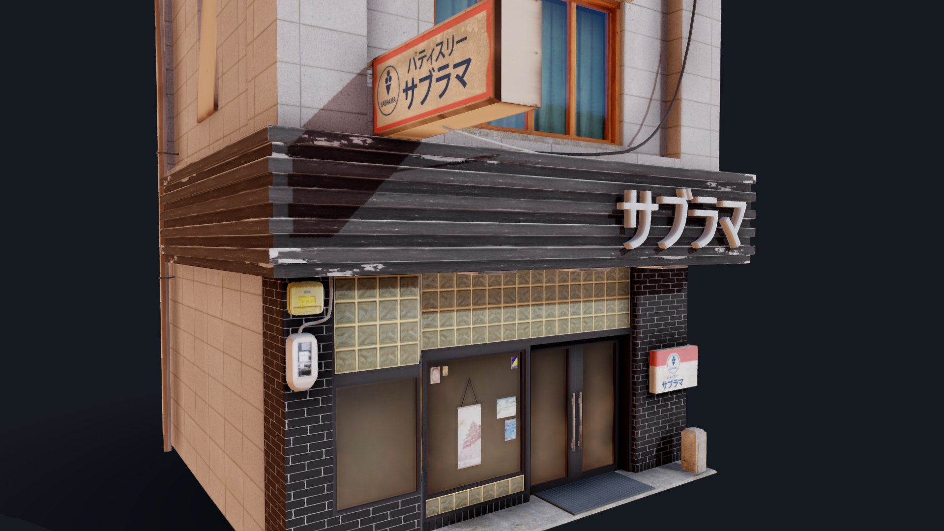 3D Japanese Style Shop Model - TurboSquid 1543607