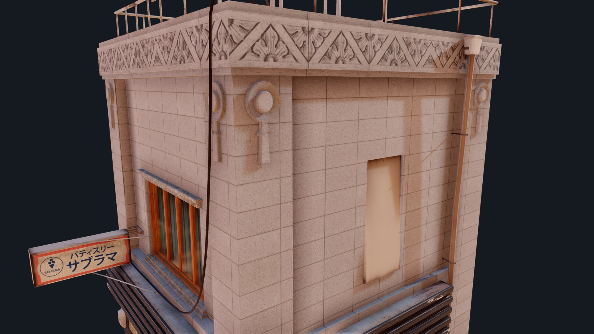 3D Japanese Style Shop Model - TurboSquid 1543607