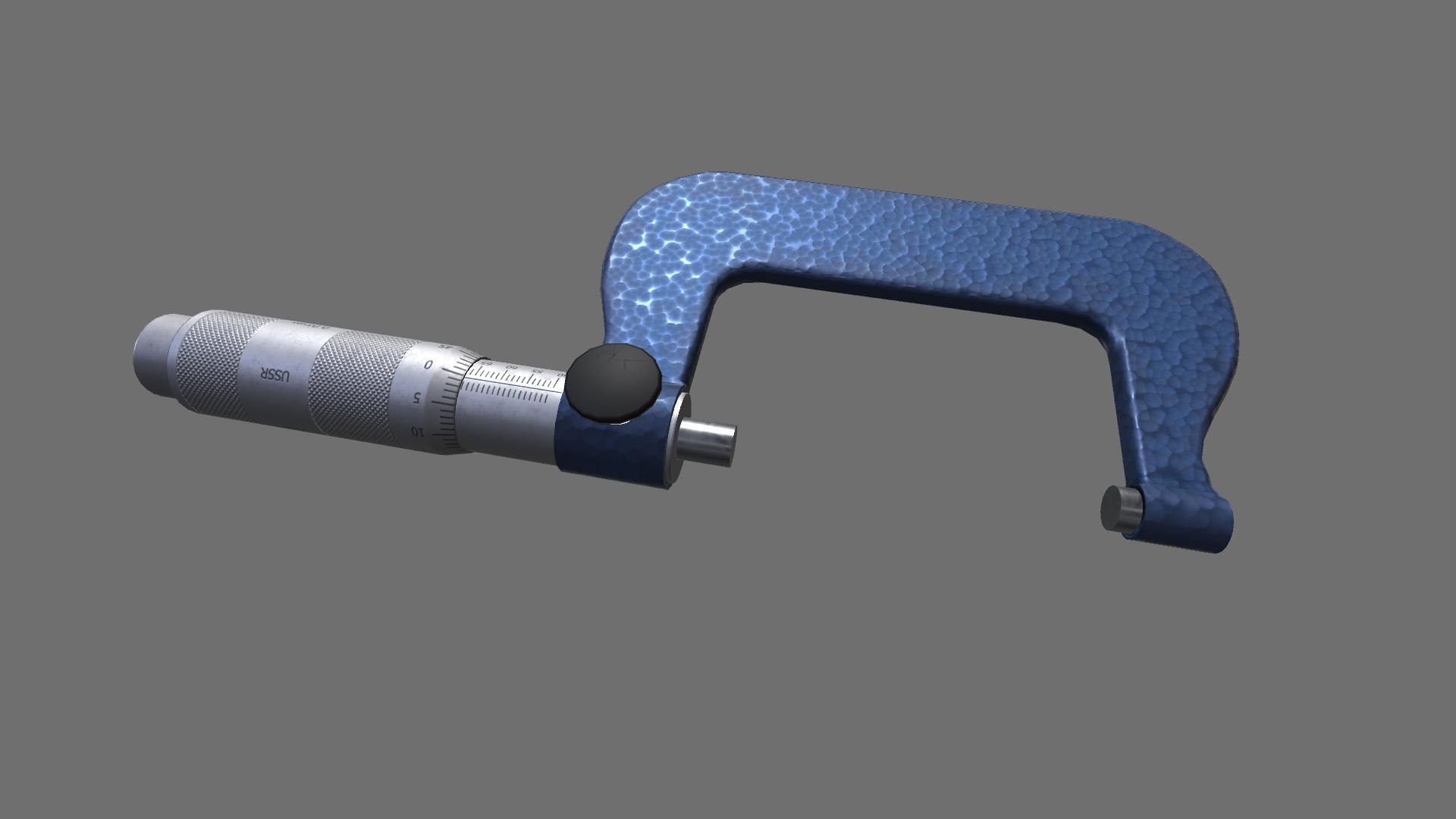 3D Model Micrometer 50-75mm - TurboSquid 1857766