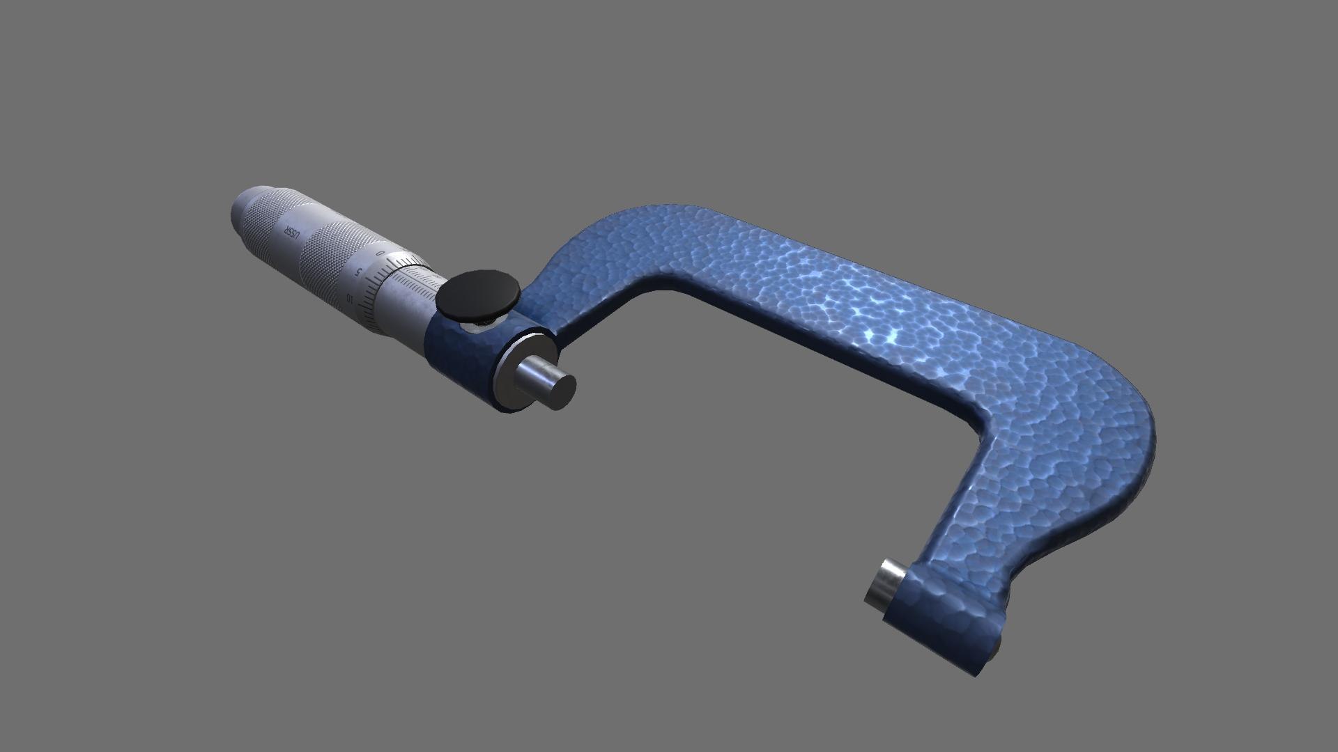 3D Model Micrometer 50-75mm - TurboSquid 1857766