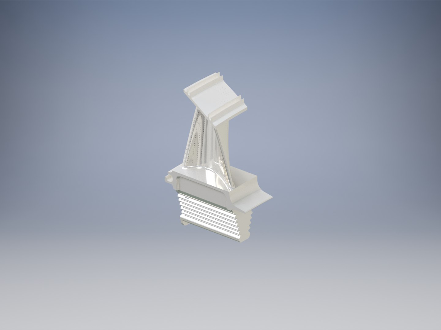 3D Turbine Blade Model - TurboSquid 1274069