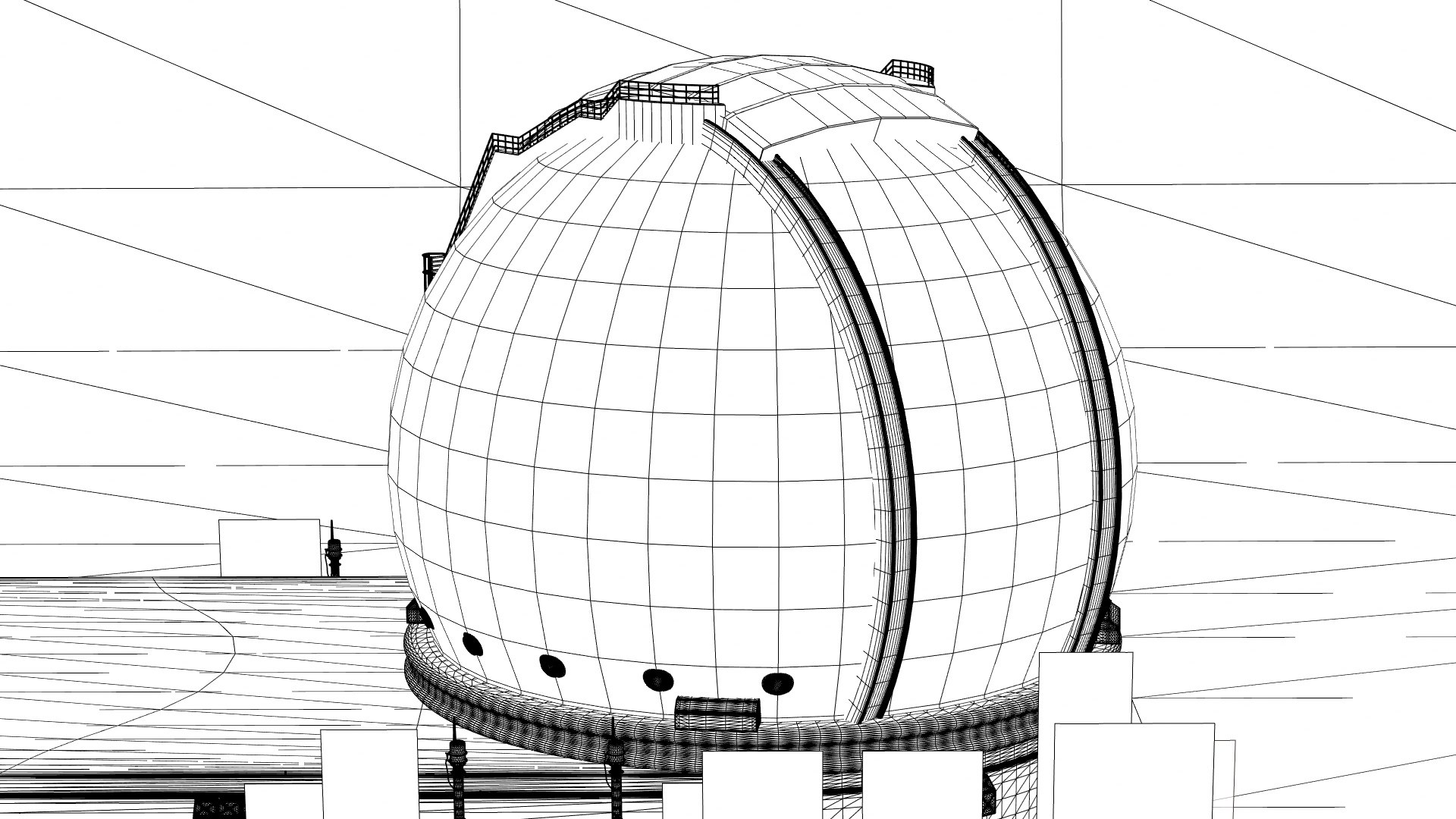 Keck Telescope 3D Model - TurboSquid 1946134