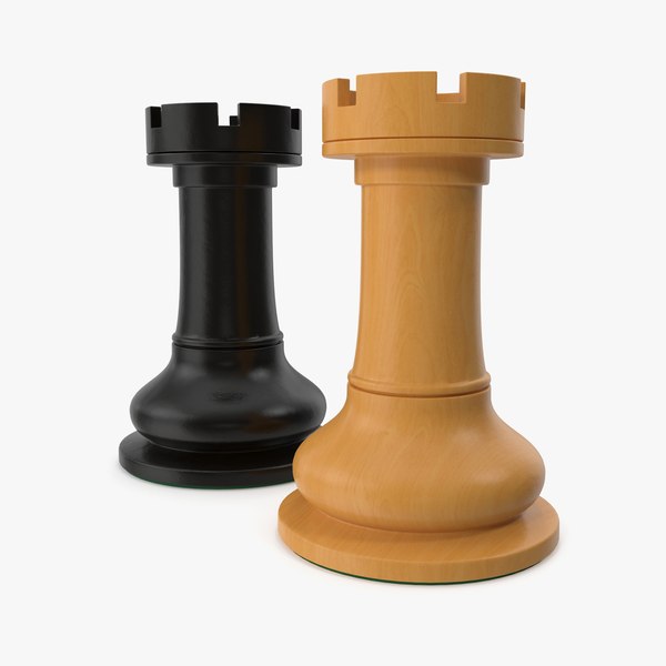 Schachfiguren Turm 3D-Modell - TurboSquid 1612047