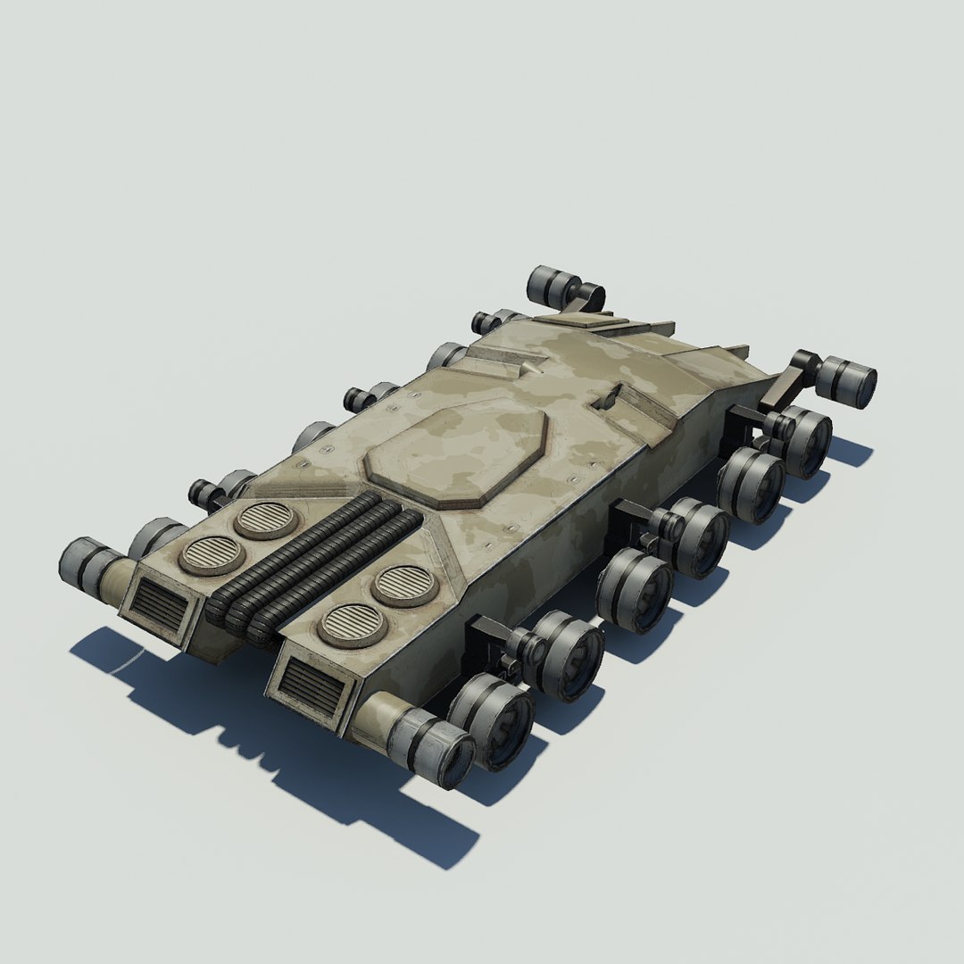 Sci Fi Tank 3d Max