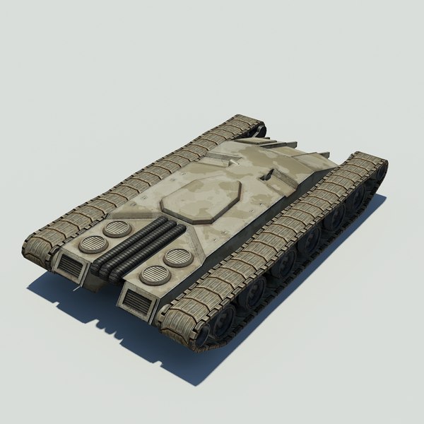 sci fi tank 3d max