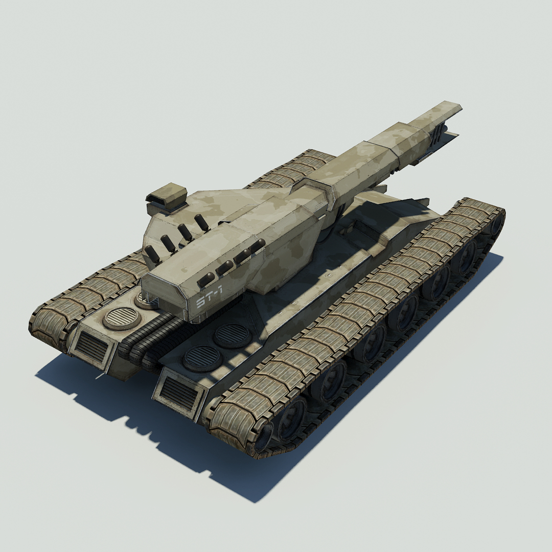 sci fi tank 3d max