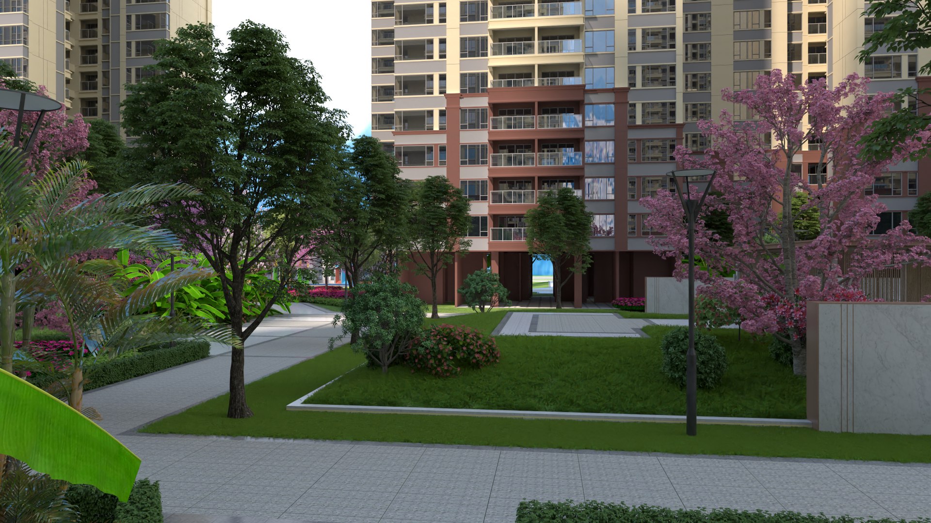 3D Landscape Animation In Gardens - TurboSquid 2255326