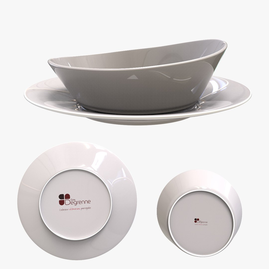 3d model dinnerware service dish