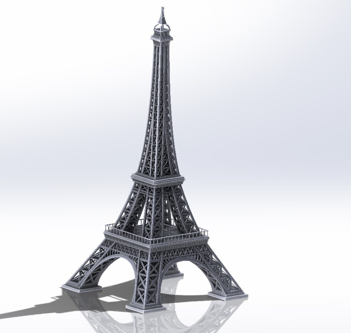 Eiffel Tower 3D Model - TurboSquid 1249944