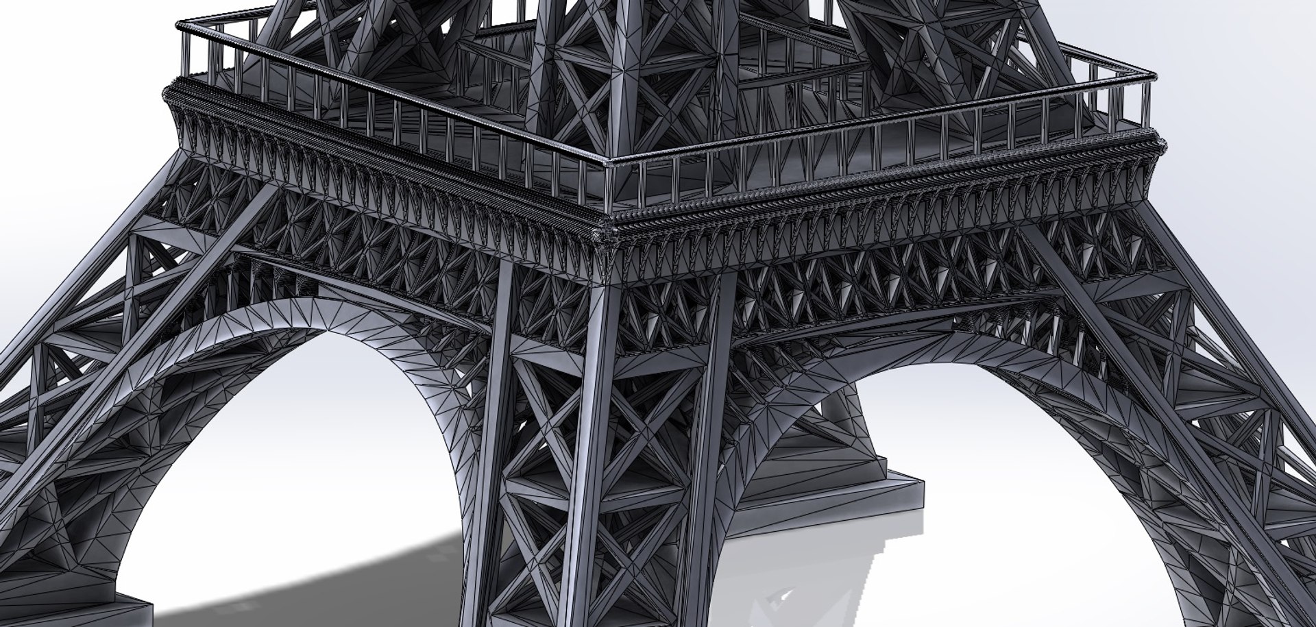 Eiffel Tower 3D Model - TurboSquid 1249944