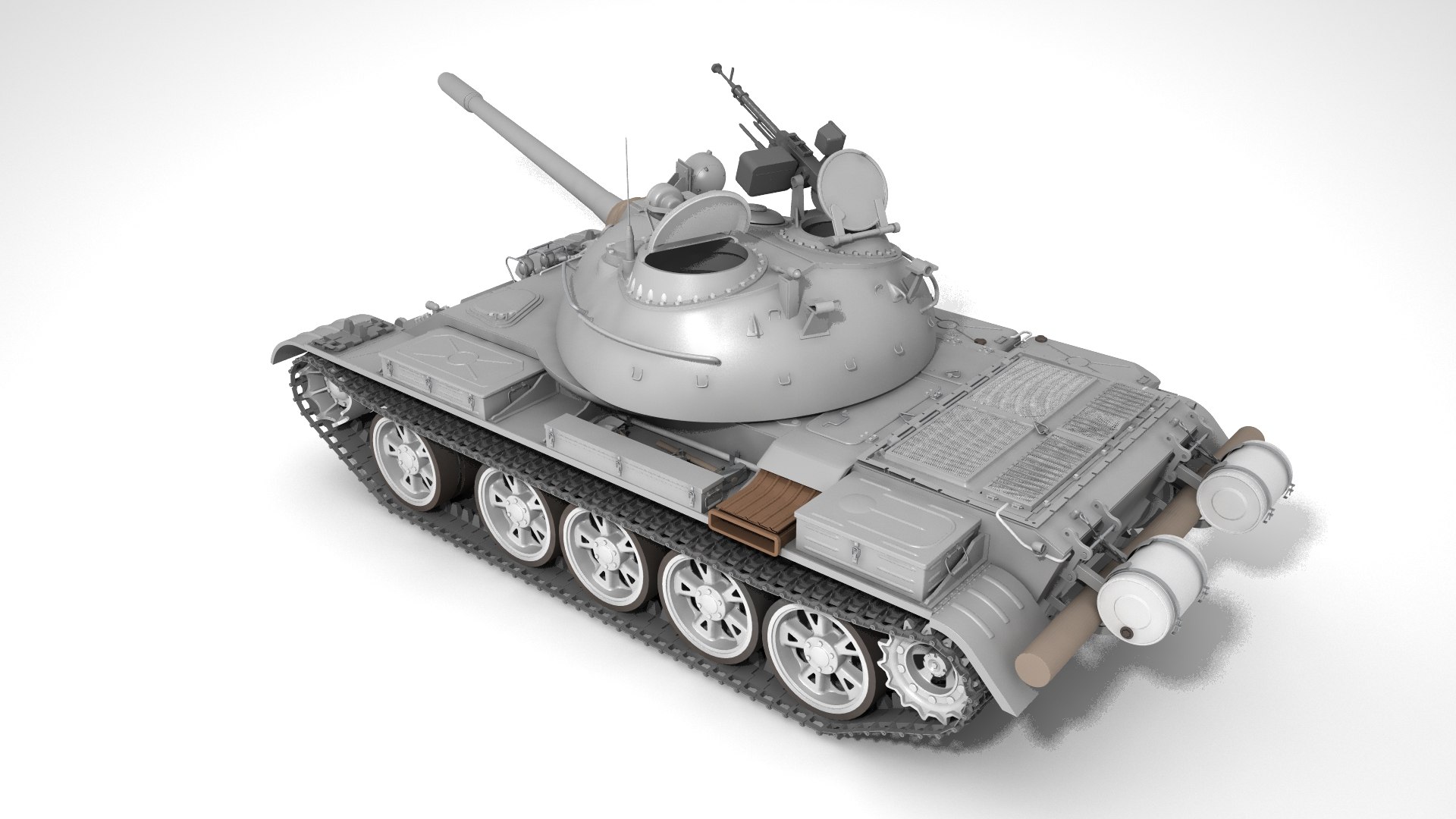3D T-54B Soviet Tank - TurboSquid 1716317